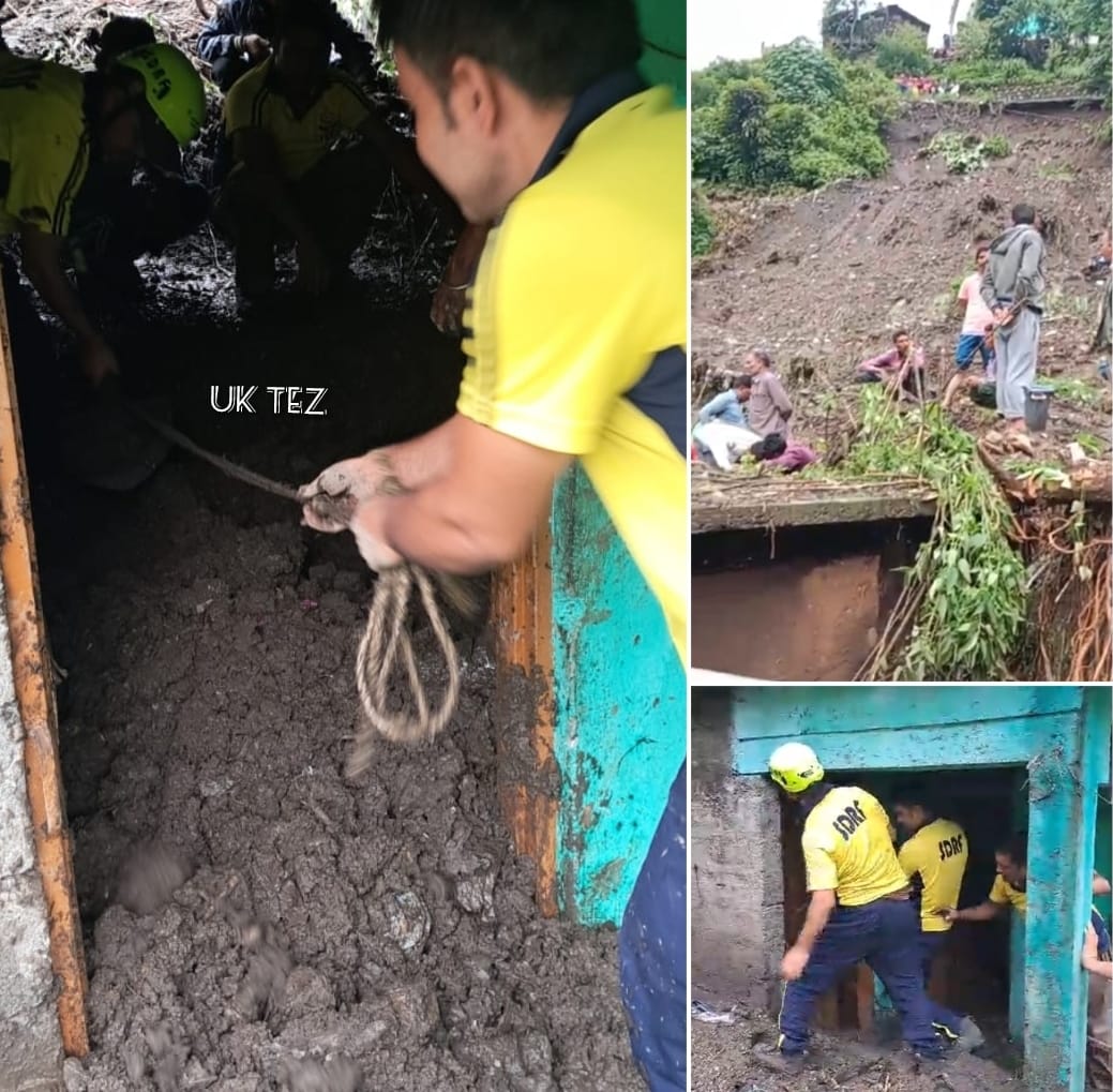 टिहरी के तोली गांव में मकान पर मलबा गिरने से माँ-बेटी की मौत - uktez.com